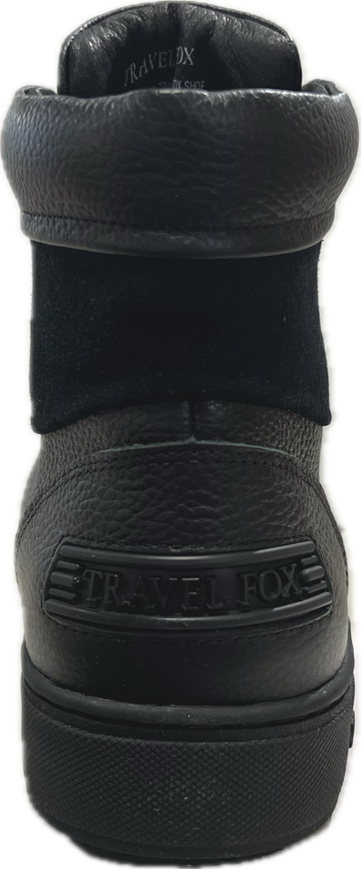 Travel Fox Men's 900's Black Leather/Suede High Top Casual Shoes 915620 ...