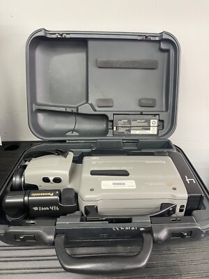 Panasonic VHS Reporter Professional Camera Model AG 188 w/Case | eBay