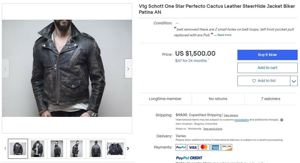 1950s Vintage Leather Motorcycle Jacket (Beck, Northeastern Flying Togs ...