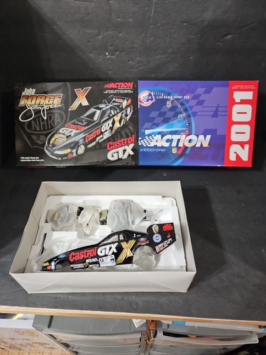 John Force Castrol GTX 10x Champion 2001 Mustang Funny Car 1/24 1 of ...