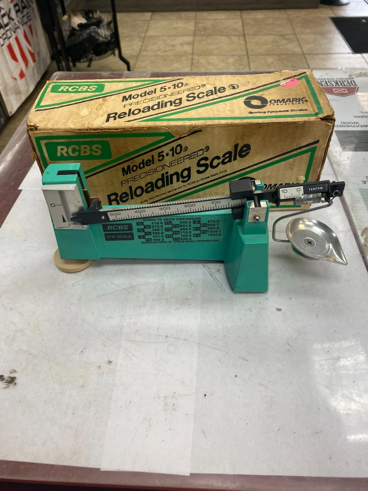 RCBS 5-10 Reloading Scale - Powder Measures & Scales at GunBroker.com ...