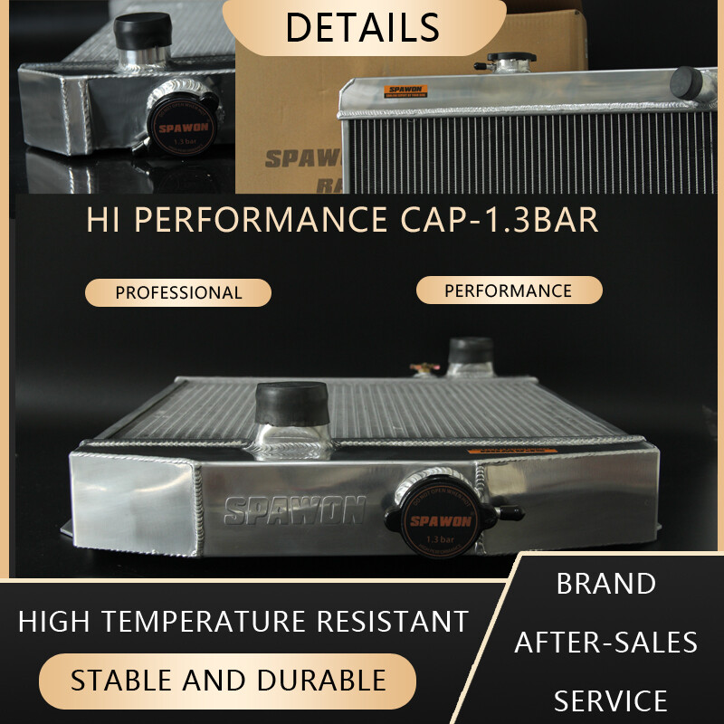 SPAWON Aluminum Radiator For Nissan 720 2.0L 2.4L 1983-1986 84 85 L4 ...