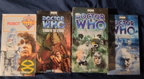 Lot of Four Classic Doctor Who VHS, UNOPENED, NEW | eBay