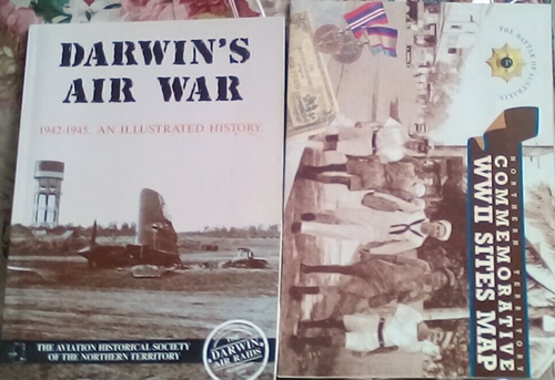 b BOOK 80 PAGES DARWINS AIR WAR WITH NT WW11 SITES MAP 1942-45 ...