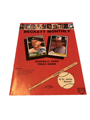 BECKETT MONTHLY BASEBALL CARD PRICE GUIDE MAGAZINE VOLUME 1 - ISSUE 2 ...