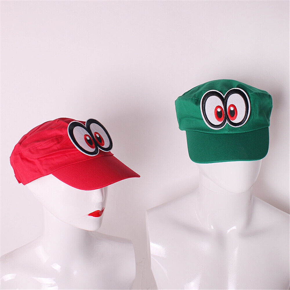 Super Mario Odyssey Hat 3D Raised Eye Cappy Cap Party Cosplay Costume ...