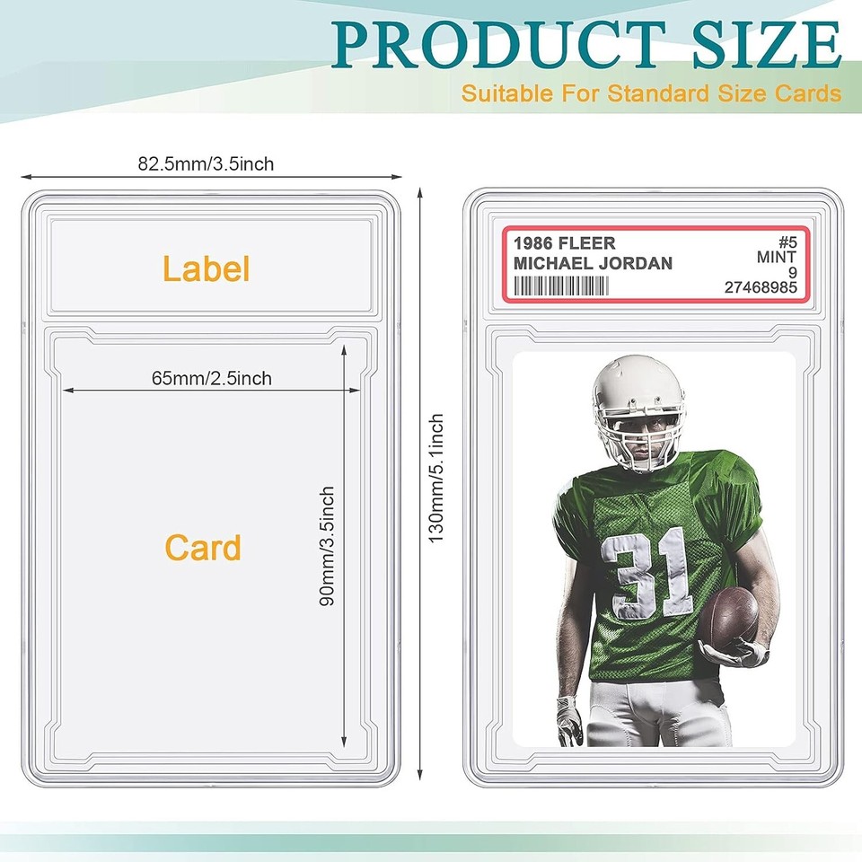 Empty Graded Card Holder PSA Style Slab for Trading Sports Cards ...