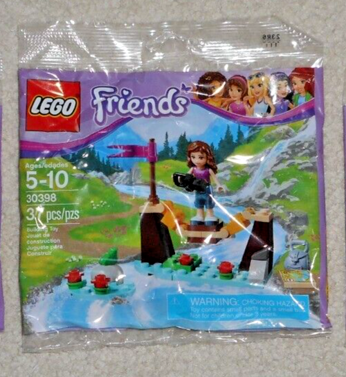 Lego FRIENDS 3 SETS 30396+30398+30402 all RETIRED with Stephanie EMMA ...
