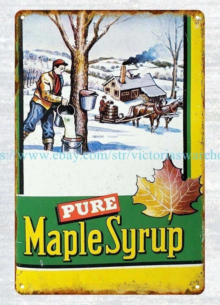 Maple Syrup Signs And Labels