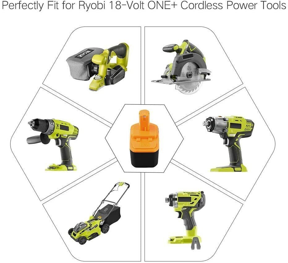 2Pack Replace for Ryobi 3.6Ah 18 Volt Battery Ni-MH P100 1302 | eBay