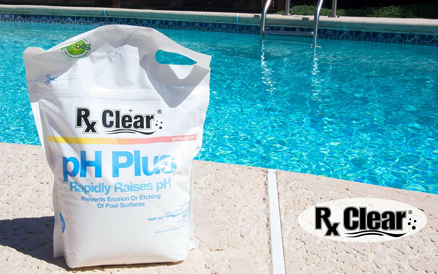 Rx Clear pH Plus Increaser Granular Soda Ash Chemical For Swimming Pool ...