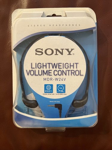 NEW SEALED Sony Headphones MDR-W24V Stereo Mini Plug 1M Cord RARE | eBay