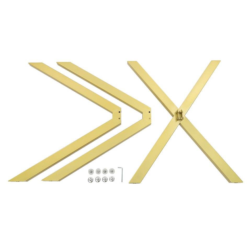 2X-Shaped Iron Metal Table Legs Dinning Coffee Table Legs Desk Legs ...