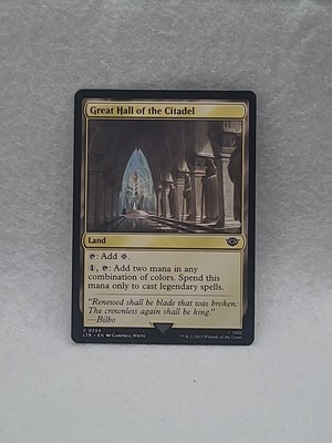 Magic The Gathering MTG TCG LOTR 2023 0254 Great Hall Of The Citadel | eBay