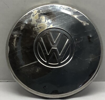 VINTAGE 8” VW VOLKSWAGEN HUBCAP ORIGINAL STAMPED GERMANY BUG BETTLE VAN ...