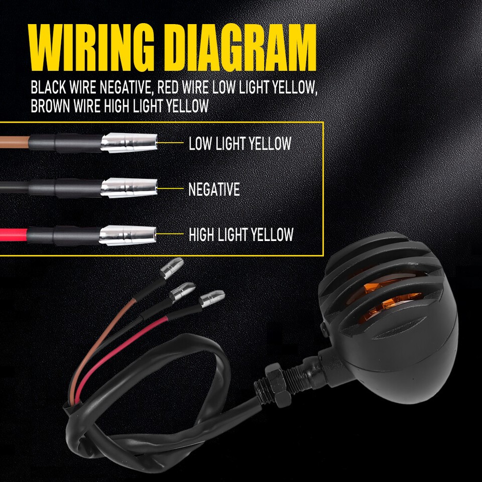 4pcs Turn Signals Lights For Honda Shadow VT ACE Aero Spirit VLX 600 ...