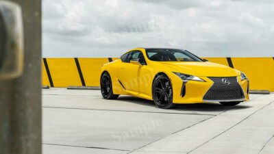 Lexus LC 500 Yellow High Res Wall Decor Print Photo Poster | eBay