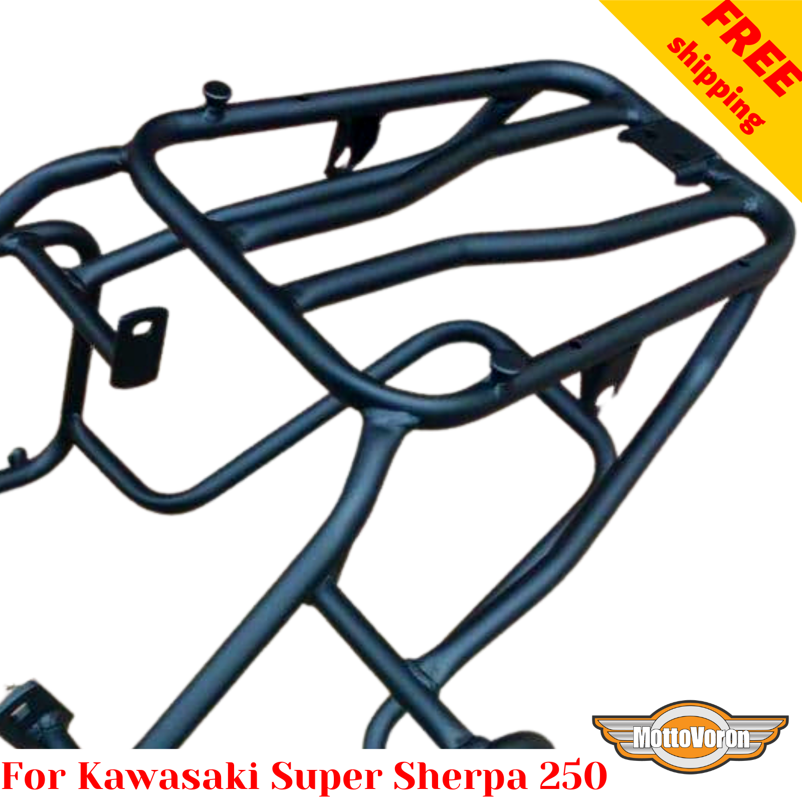 For Kawasaki KL 250 Super Sherpa Luggage rack system KL250G Pannier ...