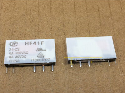 10PC ORIGINAL HF41F-24-ZS HF41F-024-ZS 24V HONGFA Relay 5PIN | eBay