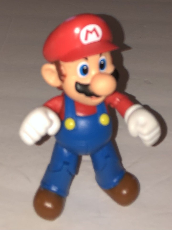 Lot Super Mario Bros. Nintendo 2014 Video Game Figures; Mario, Mushroom ...