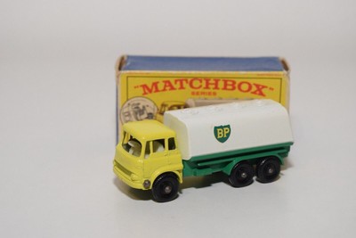 B8 1:60 3INCH 3 INCH MATCHBOX LESNEY 25 BEDFORD BP BP TANKER TRUCK EXIB ...