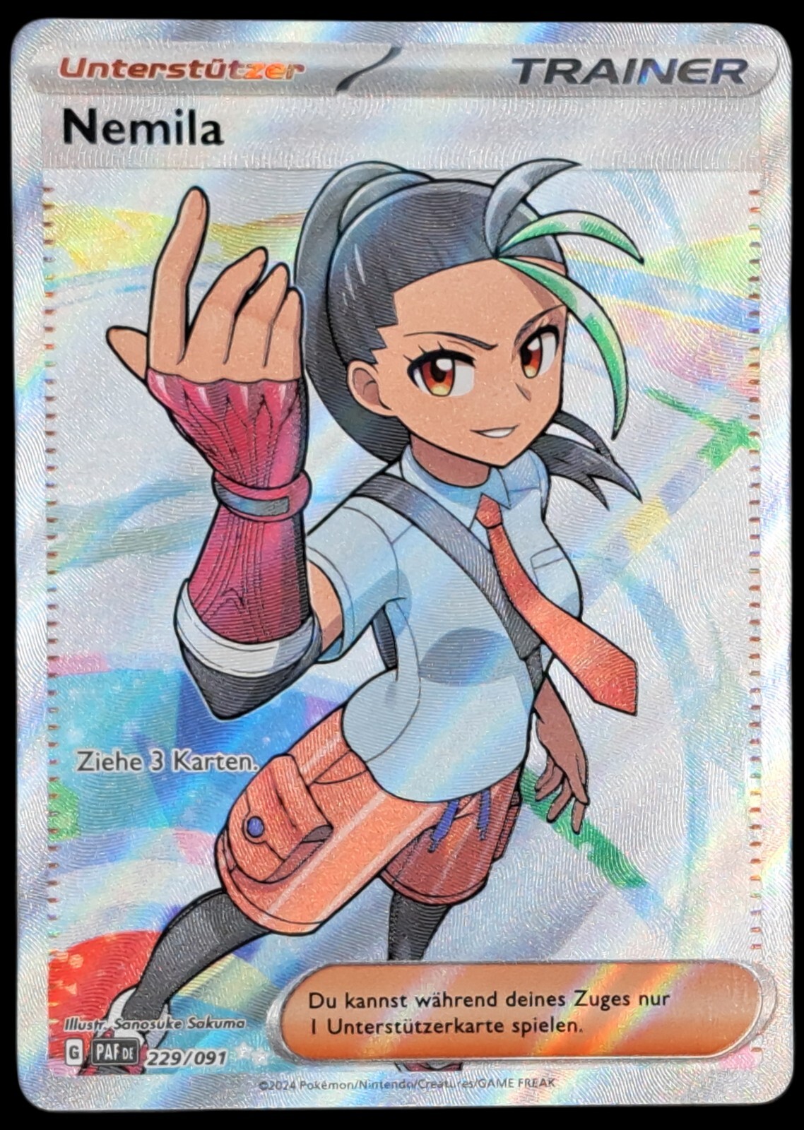 Pokemon Karte Nemila 229/091 Ultra Rare - Nemona Paldeas Schicksale | eBay