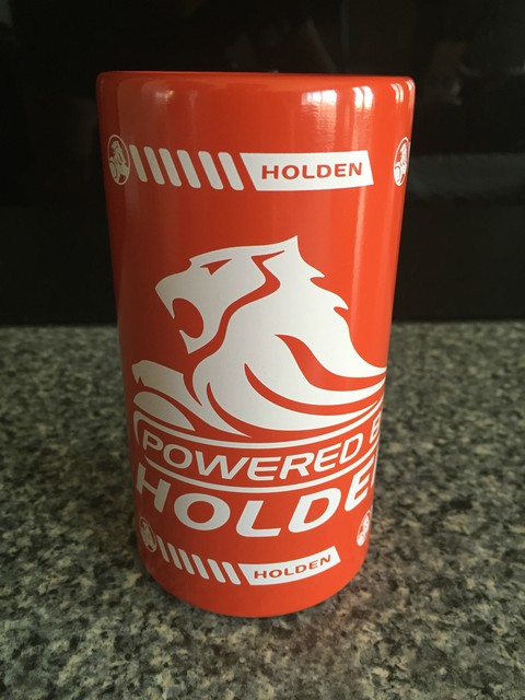 Official Genuine Holden Merchandise Red Aluminium SKINNY Stubby Can ...