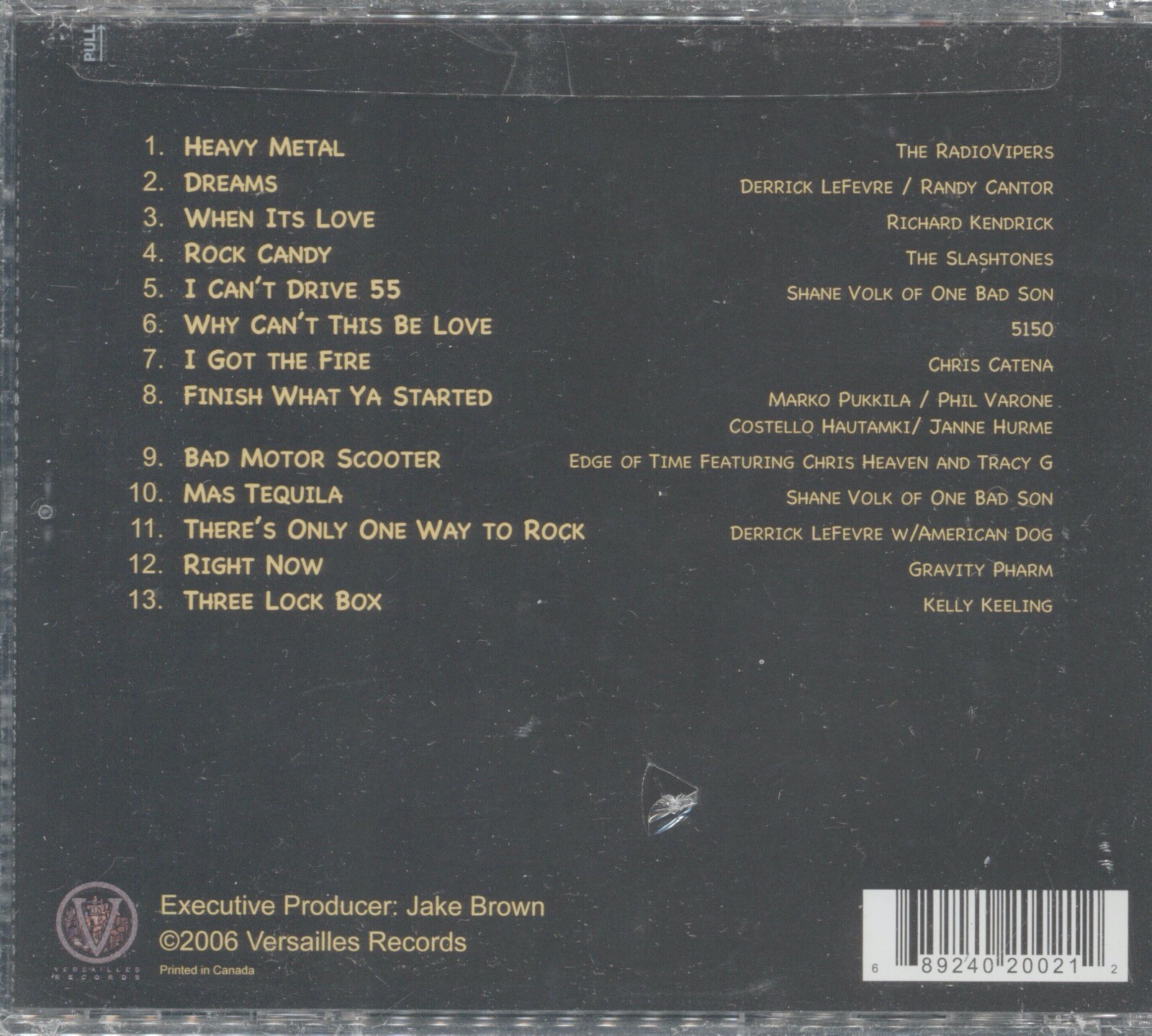 THREE LOCK BOX: Millennium Tribute To Sammy Hagar CD Brand New Sealed ...