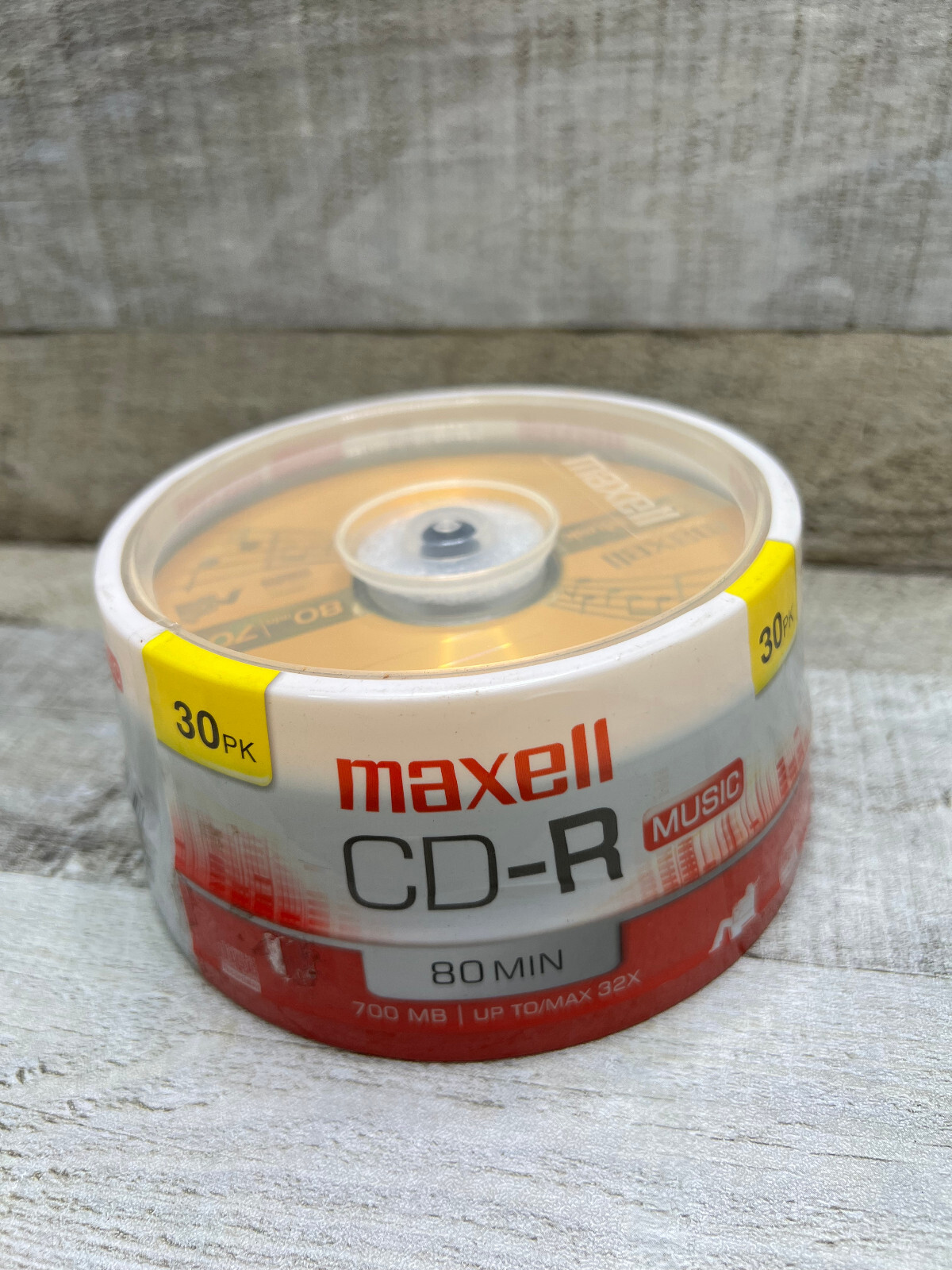 Maxell CD-R MUSIC 30 Pack Spindle 80 Minutes 700 MB MAXDATA BLANK AUDIO ...