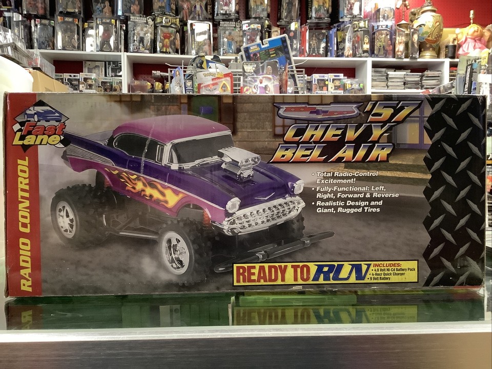 Fast Lane ‘57 Chevy Bel Air Radio Control Car Purple RARE | eBay