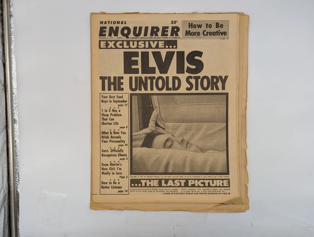 Elvis Last Photo In Casket