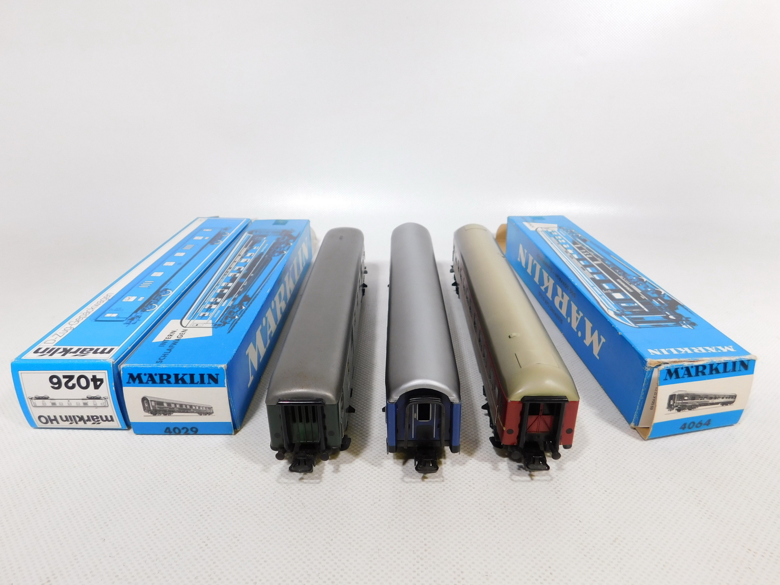 DO312-1 #3x Märklin H0 AC Bagages Voiture-Lit 4026 DB 4029 Ciwl 4064 ...