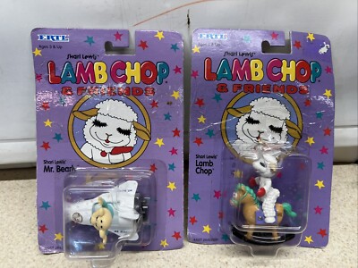 Lot of 2 Ertl Lamb Chop & Friends Lamb Chop & Mr. Bearly. Shari Lewis ...
