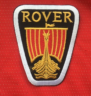 CLASSIC BRITISH ROVER VITESSE CAR BADGE IRON SEW ON PATCH LEYLAND LAND ...