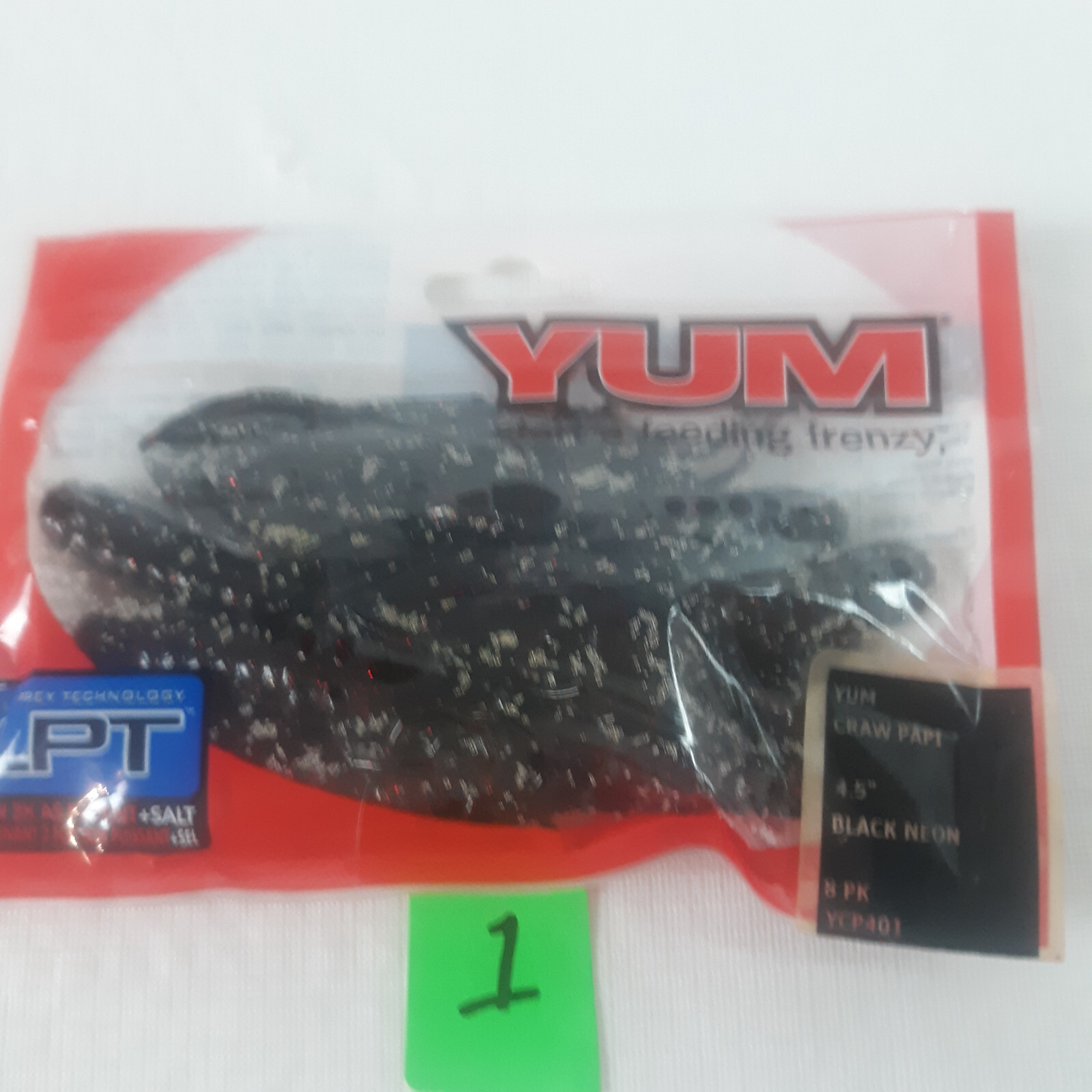 Yum Craw Papi Two Sizes 3.75" / 4.50", 8 Colors Available New | eBay