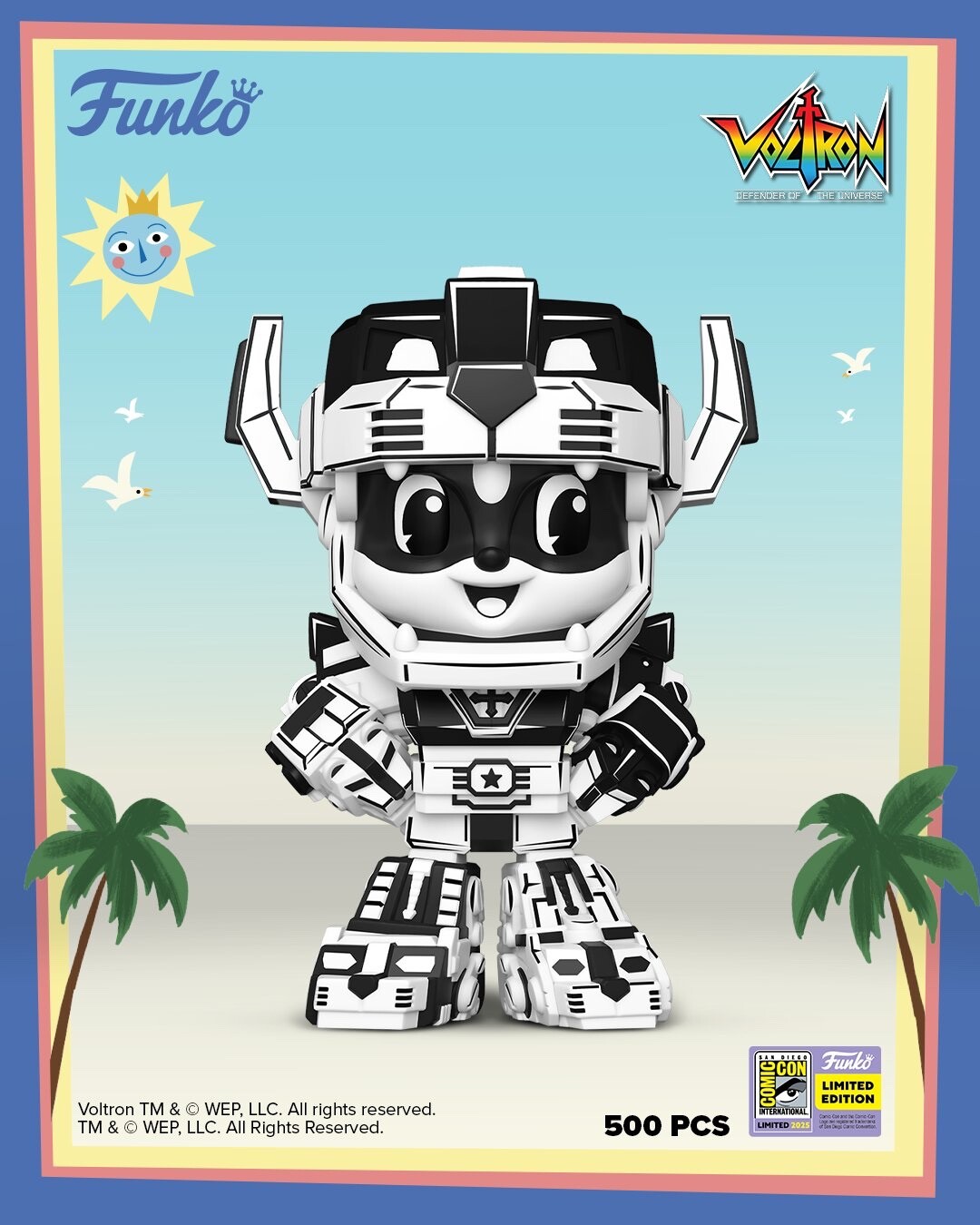 SDCC 2025 Funko POP! Freddy Funko Voltron LE 500 Official Sticker ...