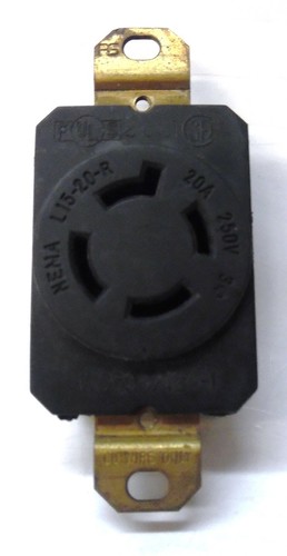 PASS & SEYMOUR, RECEPTACLE, WC596/124-1, 20A, 250V | eBay