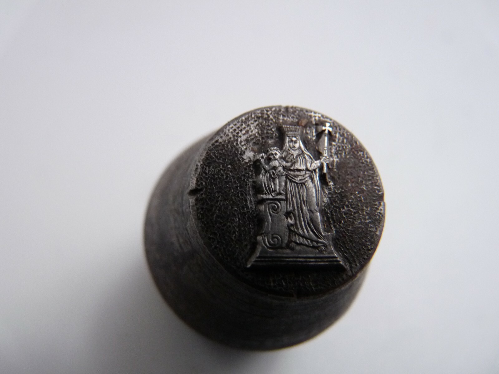 Ancienne matrice/ poinçon/ ( A552) religieux | eBay