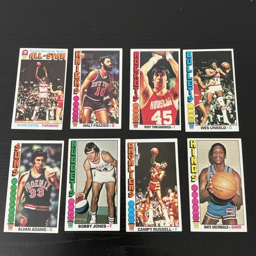 1976-77 Topps Basketball, lot of 23 Walt frazier campy Russel artis ...