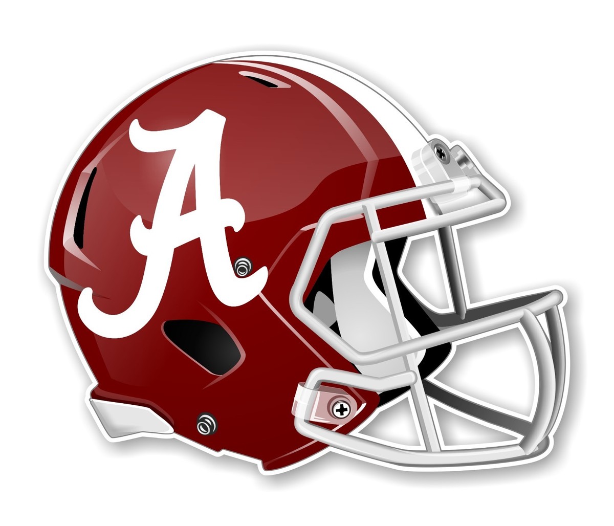 Alabama Football Helmet Logo Redbird Football Helmet Logo Rollouts