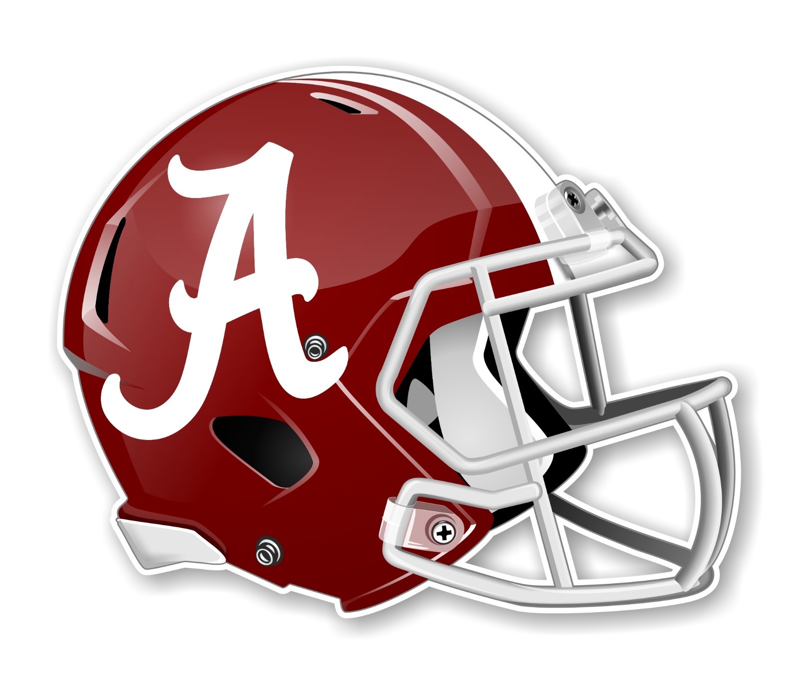 Alabama Crimson Tide Football Helmet Precision Cut Decal EBay