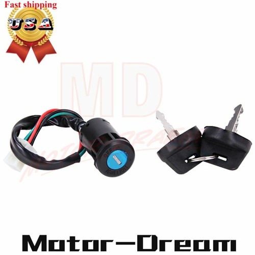 IGNITION KEY SWITCH ETON VIPER SIERRA IMPULS RASCAL 50CC 70CC 90CC ATV ...