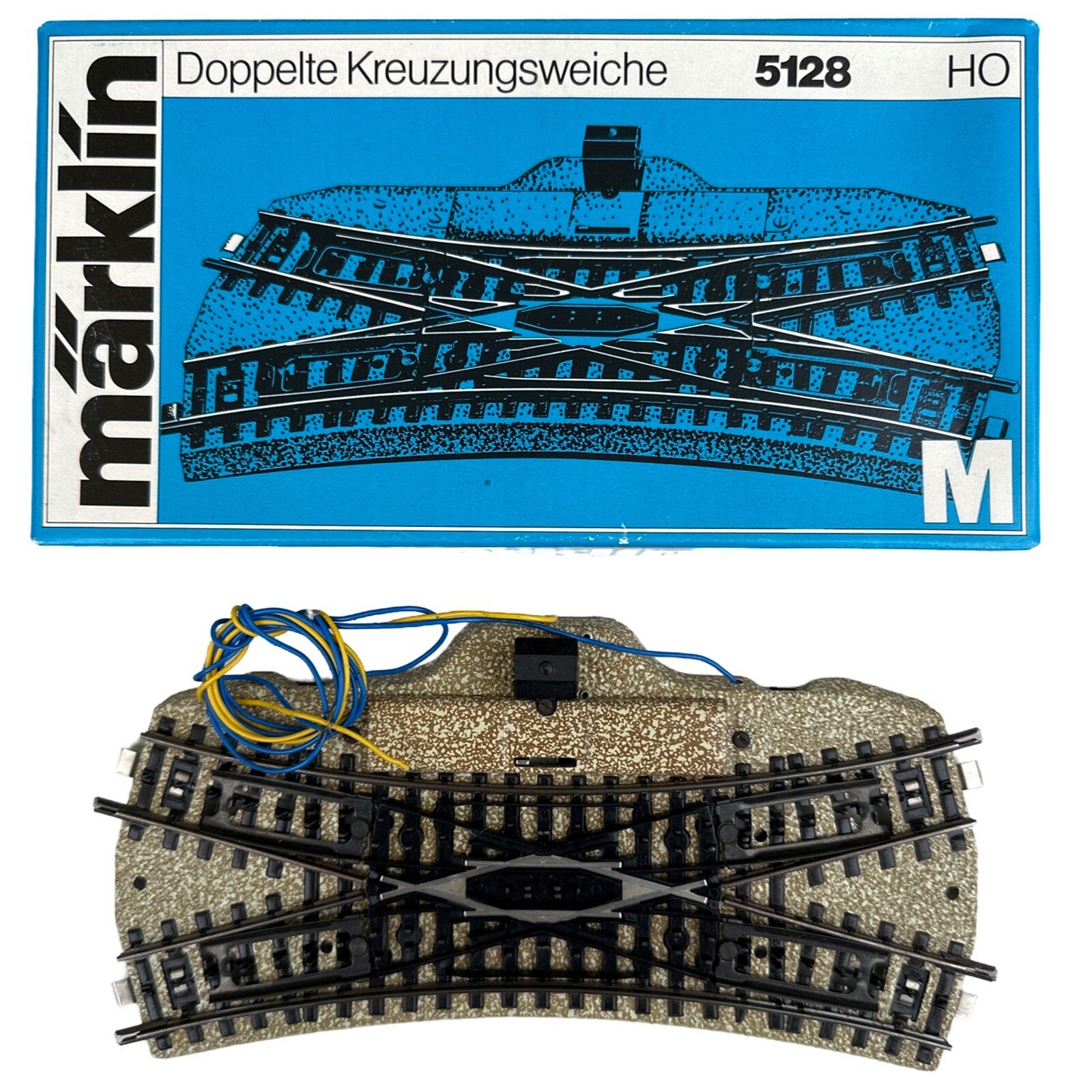 Märklin 5128 Double Slip Switch M Track Gauge H0 for sale online | eBay