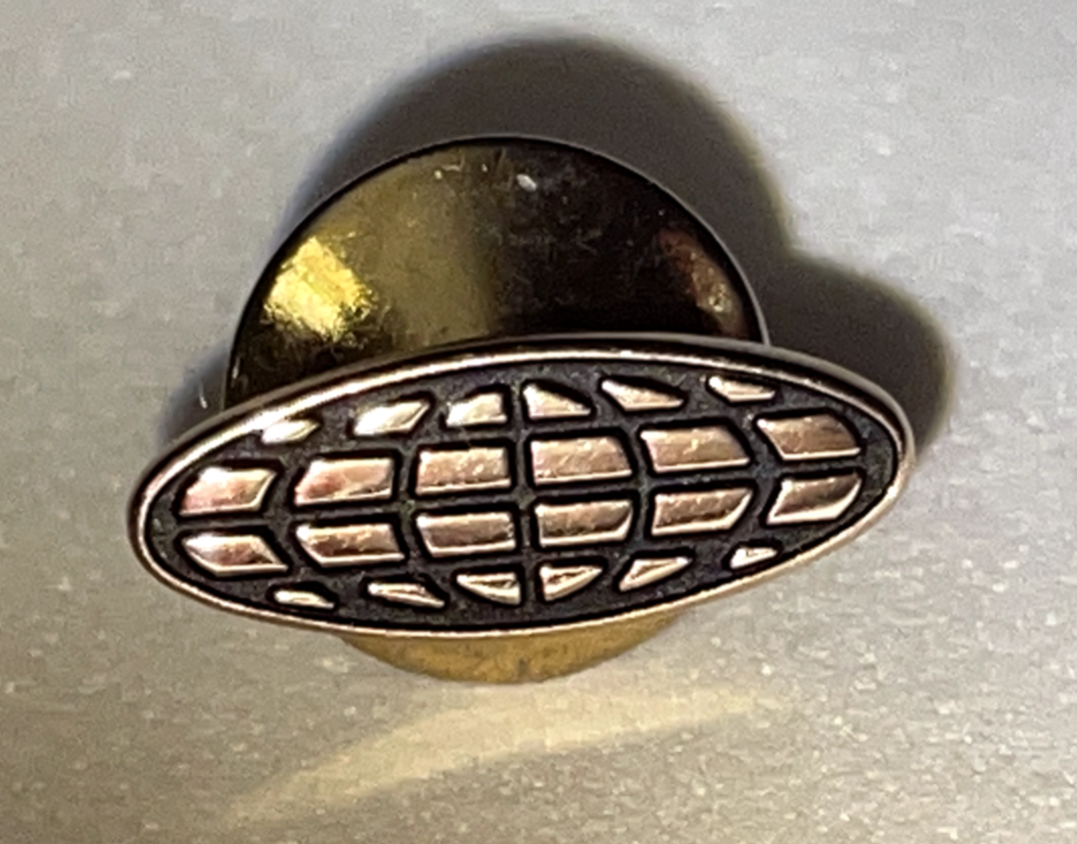 10k Yellow Gold EMB CTO Award Lapel Pin World Globe .86 grams | eBay