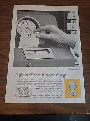 United States Brewers Association Print Ad 1962 8x11 | eBay