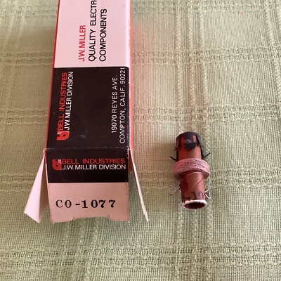 Miller CO-1077 coil unshielded 3.58 mHz 230-380 uH | eBay
