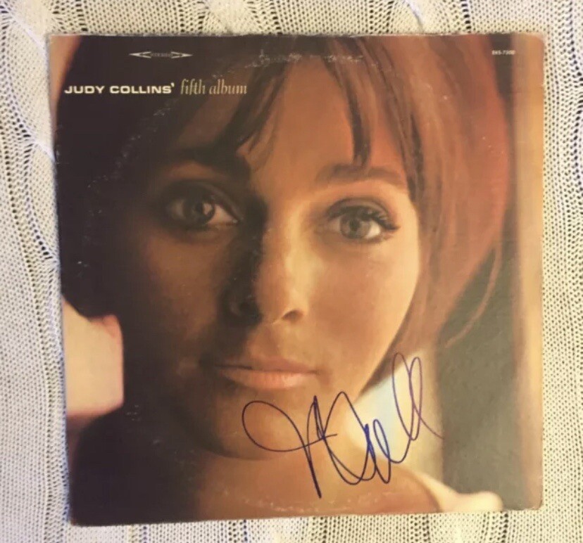 Judy Collins SIGNED Vinyl Record ALBUM Cover Fifth Album