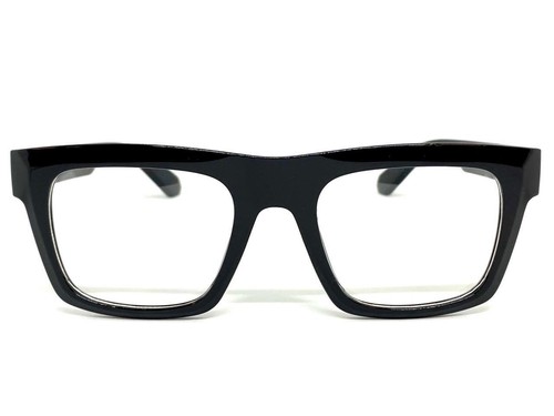 Men Classic Vintage Retro Style Clear Lens EYE GLASSES Large Black ...