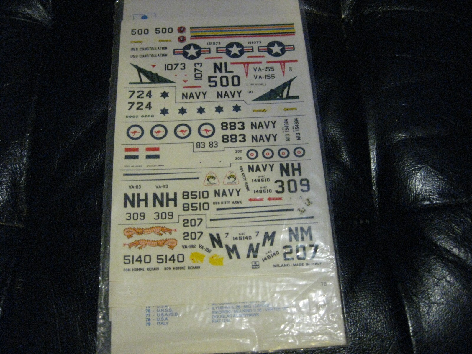 Douglas A4 Skyhawk decal set by ESCI in 1/72 scale | eBay