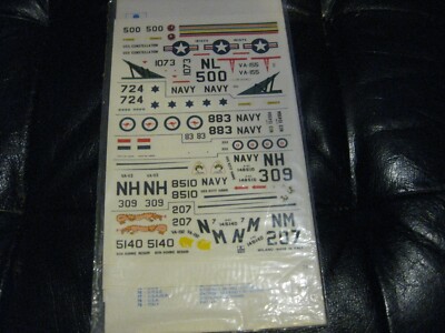 Douglas A4 Skyhawk decal set by ESCI in 1/72 scale | eBay